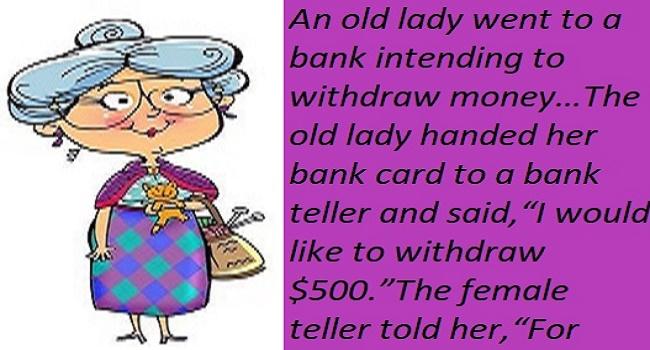 The Old Woman and the Banker - Joke | Funny