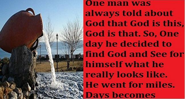 The Man Found God - Story